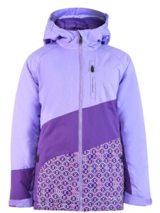 arctix kids frost insulated winter jacket, lilac, medium