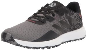 adidas men's s2g spikeless golf shoes, grey four/core black/grey six, 10