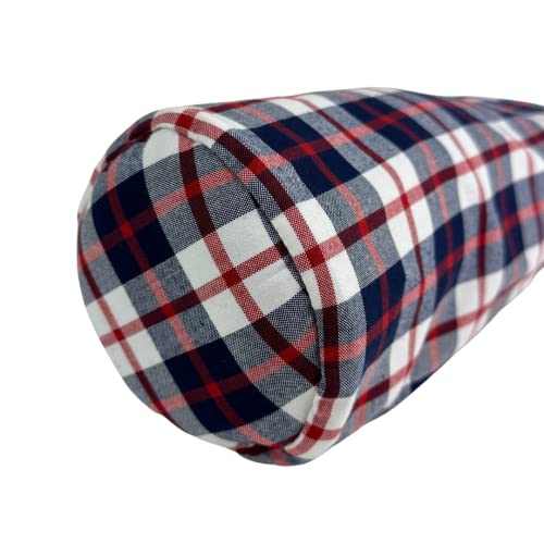 Sunfish Tartan Golf Headcover Set White, Navy, Red Plaid - Driver, Fairway, Hybrid