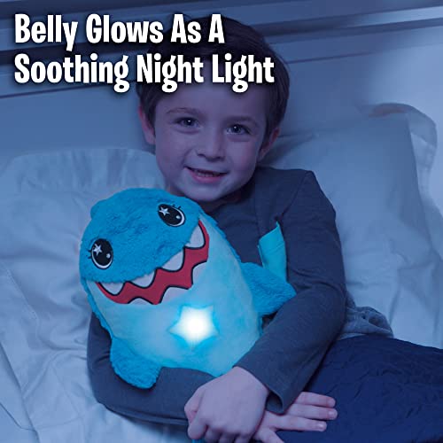 Ontel Star Belly Dream Lites, Stuffed Animal Night Light, Snuggly Blue Shark - Projects Glowing Stars & Shapes in 6 Gentle Colors, As Seen on TV