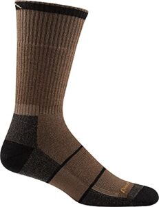 darn tough (2009) william jarvis boot midweight with full cushion men's sock - (timber, large)