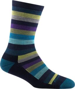 darn tough women's phat witch crew lightweight with cushion sock (style 1644) - dark teal, medium