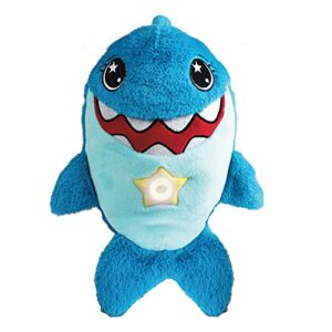 Ontel Star Belly Dream Lites, Stuffed Animal Night Light, Snuggly Blue Shark - Projects Glowing Stars & Shapes in 6 Gentle Colors, As Seen on TV