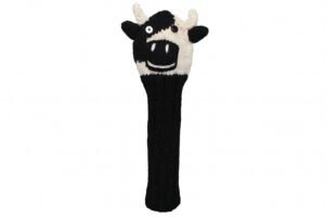 sunfish animal knit wool driver golf headcover cow