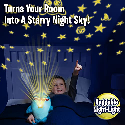 Ontel Star Belly Dream Lites, Stuffed Animal Night Light, Snuggly Blue Shark - Projects Glowing Stars & Shapes in 6 Gentle Colors, As Seen on TV