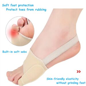 ERSANLI Pinky Toe Splint, Pinky Toe Straightener,.Pinky Toe Bunion Pads, Men'S And Women'S Bunion Corrector, Bunion Relief Toe Separators For Overlapping Toes.(1 Pair, Large)