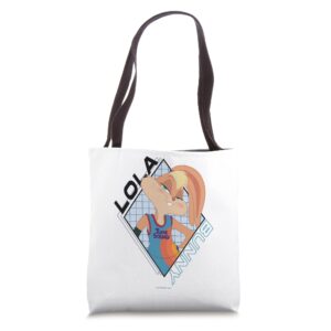 space jam: a new legacy lola bunny grid tote bag