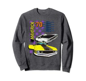 ford maverick vintage race car sweatshirt