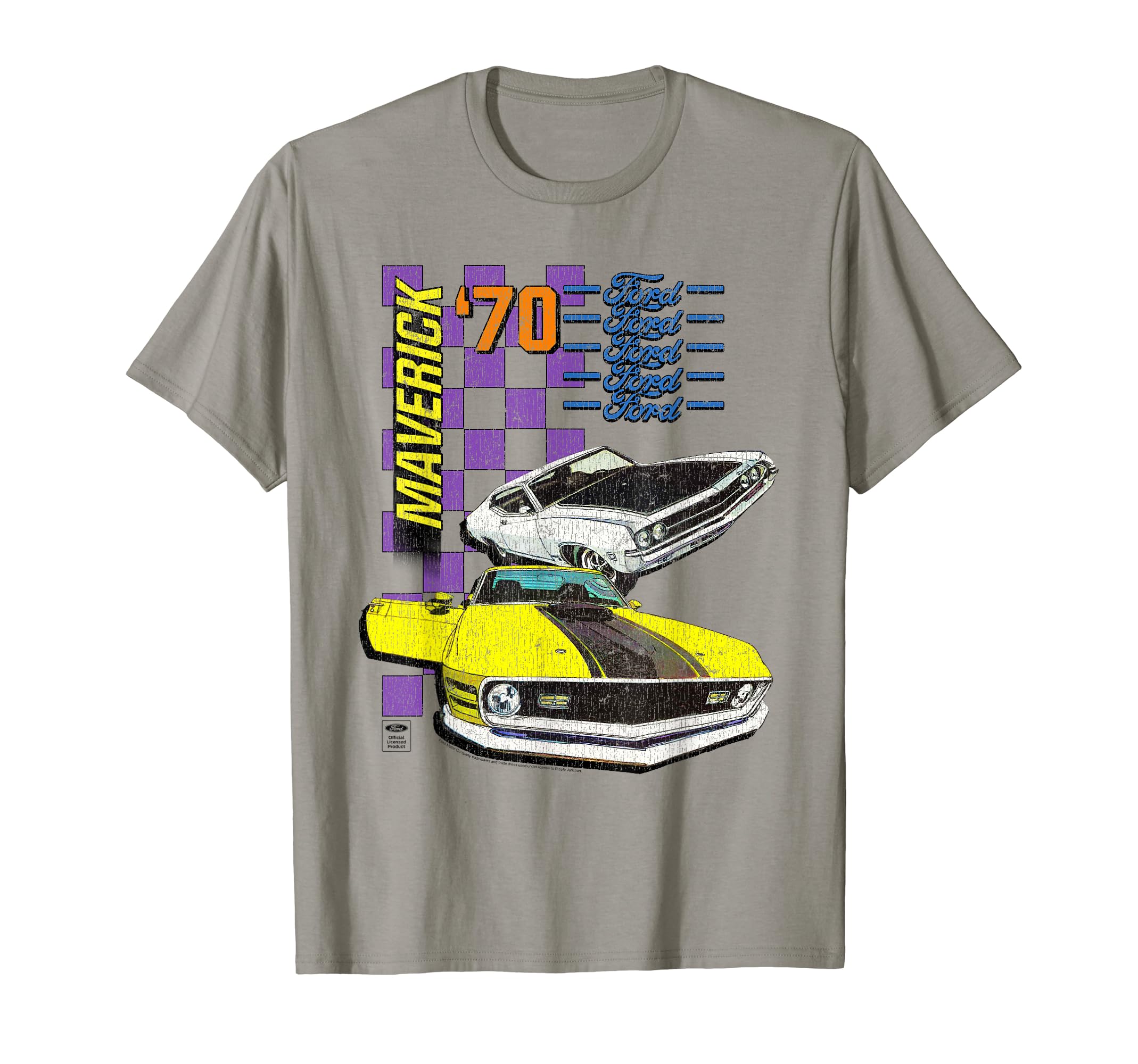 Ford Maverick Vintage Race Car T-Shirt