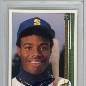 Ken Griffey Jr 1989 Upper Deck Autograph RC Rookie Card - PSA 9 Mint PSA/DNA 10