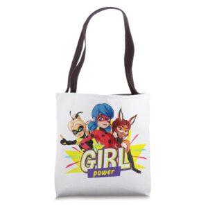 miraculous collection ladybug girl power tote bag