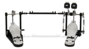 pacific drums and percussion 700 series double (single chain) bass drum pedal (pddp712)