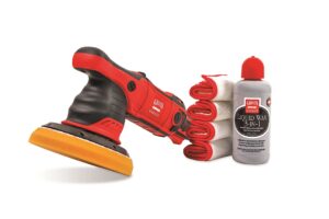 griot's garage g1107 g9 orbital starter kit - 6" random orbital kit with liquid wax 3-in-1 16oz, 1 - 6.5" orange foam pad & 4 - pfm wax removal towels