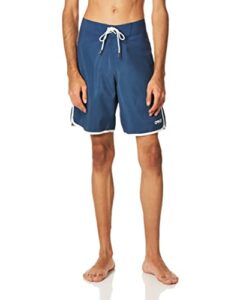 oakley men's solid crest 19" boardshort, poseidon, 36