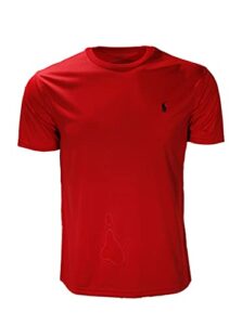 polo ralph lauren men's performance t-shirt summer 2021 (red, xx-large)