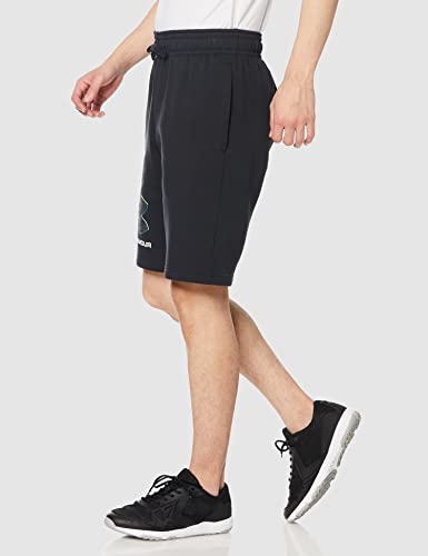 Under Armour Rival Fleece Graphic Shorts Black/White LG