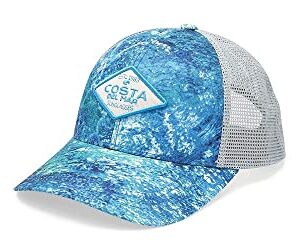 Costa Del Mar Mens Mossy Oak Coastal Camo Trucker XL Cap, Camo, One Size US