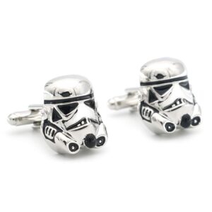 iGame Movie Star Cuff Links 3D Film Warrior Design Vintage Cufflinks with Gift Box