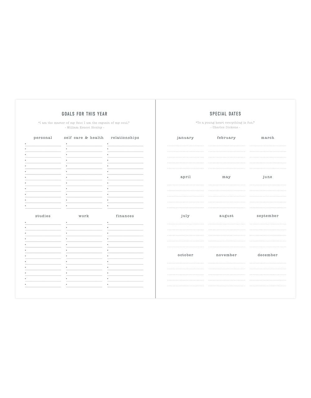 Letts Mineral A5 Week to View 2022 Diary - Slate