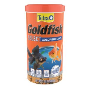 tetra goldfish select goldfish flakes, 7.06 oz.