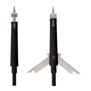 thorn 100 grain rift expandable broadhead for crossbow, 2.2 wound channel, 3 pack, hidden blade technology