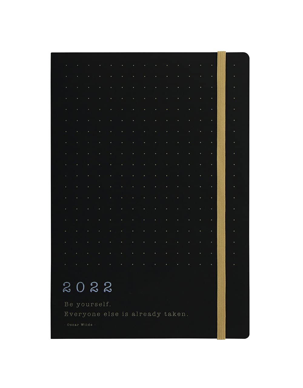 Letts Eco Writers A5 Week to View 2022 Black Kraft Diary