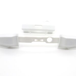 Lb Rb Bumper Button Home Guide Surround Replacement Compatible with Xbox Series S Controller White (2pcs)