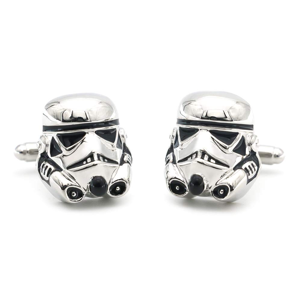 iGame Movie Star Cuff Links 3D Film Warrior Design Vintage Cufflinks with Gift Box