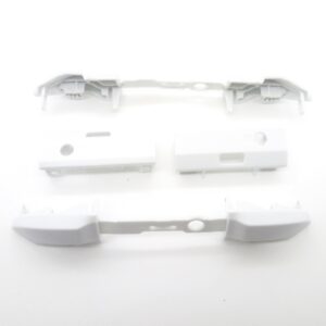 Lb Rb Bumper Button Home Guide Surround Replacement Compatible with Xbox Series S Controller White (2pcs)