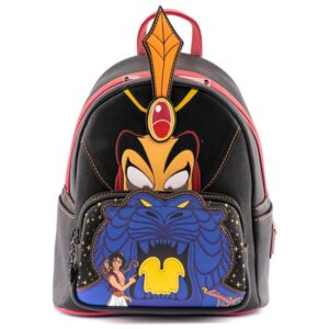 loungefly disney jafar villains scene womens double strap shoulder bag purse