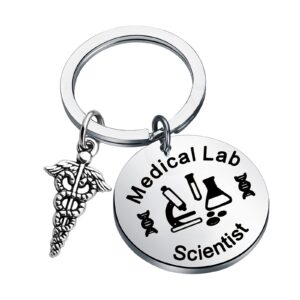 tgbje medical lab scientist gift medical lab scientist keychain lab assistant gift medical laboratory scientist gift (lab scientist)