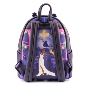 Loungefly Disney Princess and the Frog Tiana's Place Womens Double Strap Shoulder Bag Purse