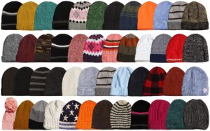 yacht & smith wholesale beanie and glove winter bulk kit, kids adults bulk sets, homeless donation shelters