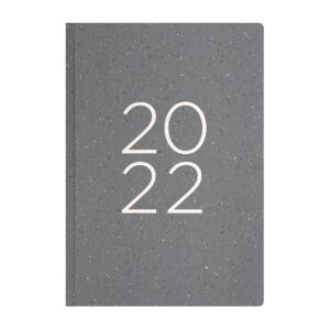 letts mineral a5 week to view 2022 diary - slate