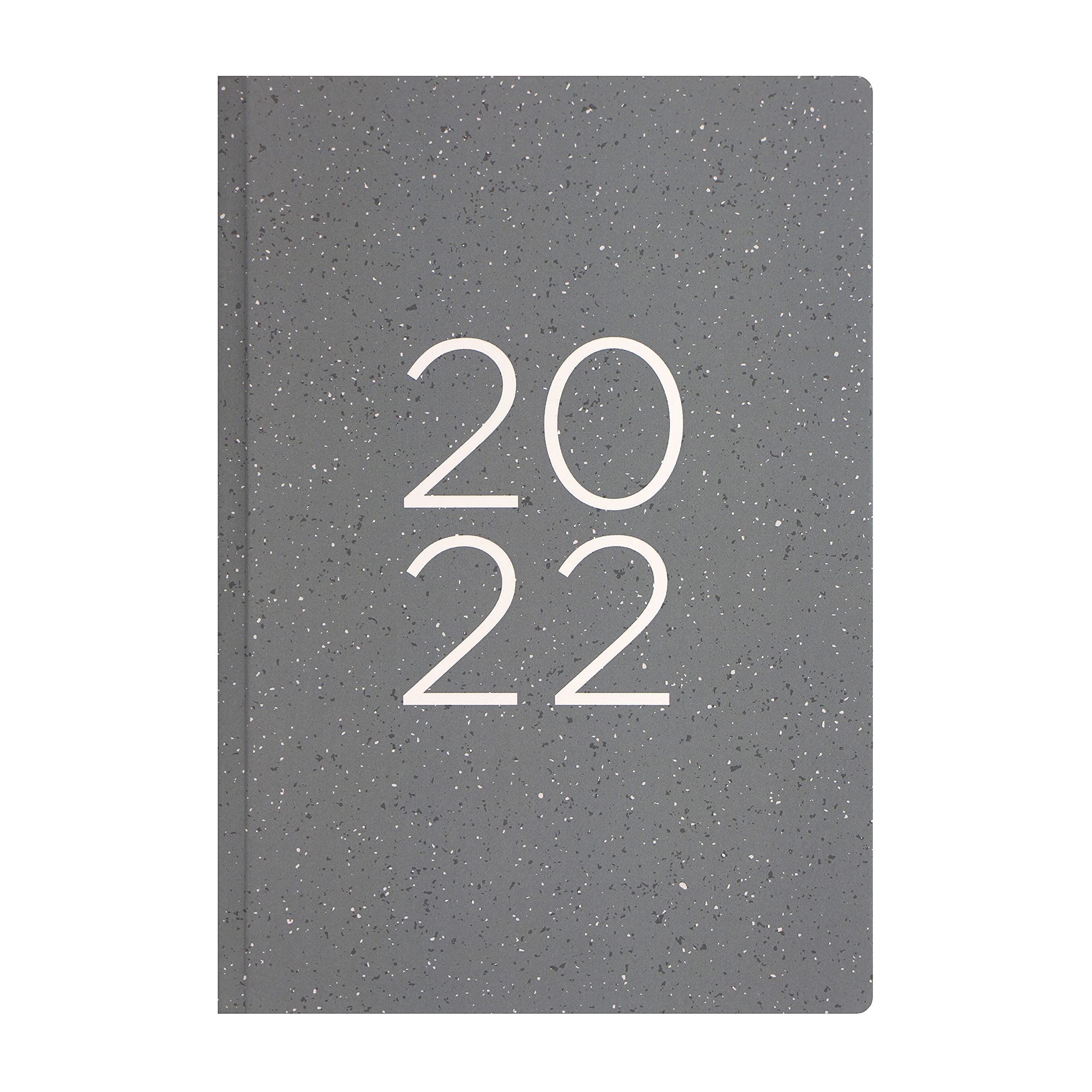 Letts Mineral A5 Week to View 2022 Diary - Slate