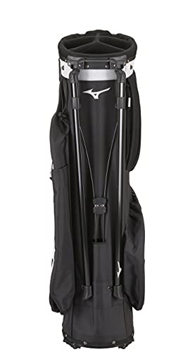 Mizuno BR-D4 6-WAY Stand Bag, White-Black