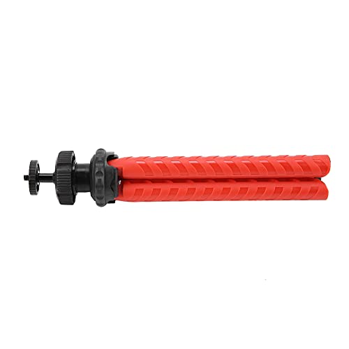 Tripod, Action Camera Tripod, Sturdy Rotation for Mobile Phone for Small Size Action Cameras(red)