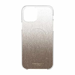 Kate Spade New York Protective Hardshell Case with MagSafe for iPhone 12 Pro Max - Champagne Glitter Ombre