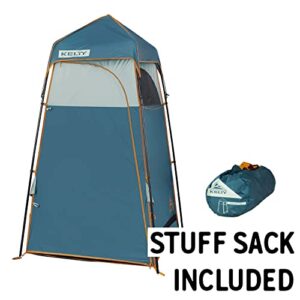 Kelty Discovery H2GO Privacy Shelter, Campsite Shower and Changing Shelter, Zippered Entry, Steel Pole Frame, Freestanding (Iceberg Green)