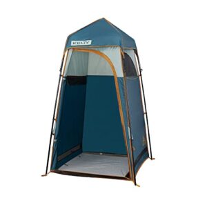 kelty discovery h2go privacy shelter, campsite shower and changing shelter, zippered entry, steel pole frame, freestanding (iceberg green)