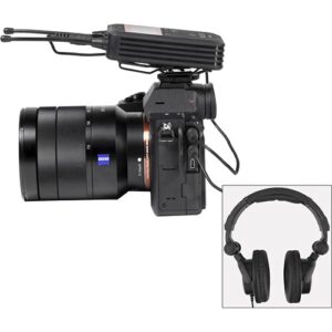 POLSE UWM-2 2-Person Camera-Mount Wireless Omni Lavalier Microphone System for Cameras and Smartphones (538 to 586 MHz)