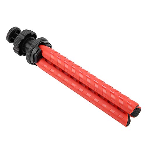 Tripod, Action Camera Tripod, Sturdy Rotation for Mobile Phone for Small Size Action Cameras(red)