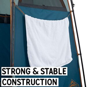 Kelty Discovery H2GO Privacy Shelter, Campsite Shower and Changing Shelter, Zippered Entry, Steel Pole Frame, Freestanding (Iceberg Green)