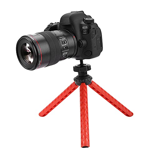 Tripod, Action Camera Tripod, Sturdy Rotation for Mobile Phone for Small Size Action Cameras(red)