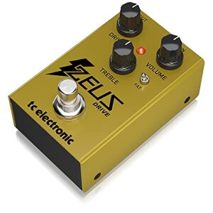 TC Electronic ZEUS DRIVE OVERDRIVE Legendary Dynamic Overdrive Boost Pedal with FAT Mod Switch and Optional Buffered Bypass