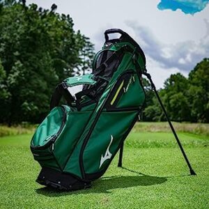 Mizuno BR-D4 6-WAY Stand Bag, White-Black