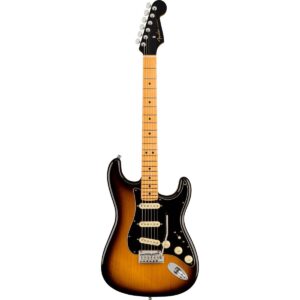 fender american ultra luxe stratocaster - 2-color sunburst with maple fingerboard