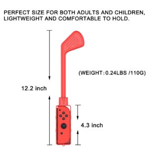 Golf Clubs，2 Pack Set，Compatible with Mario Golf: Super Rush , For Switch Game