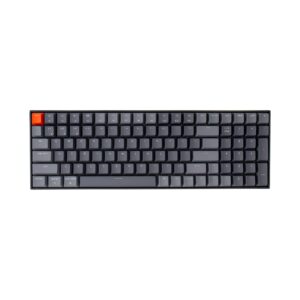 keychron k4 hot swappable wireless bluetooth/usb wired mechanical gaming keyboard, 96% layout 100 keys computer keyboard with gateron g pro brown switch white led backlight for mac windows-version 2