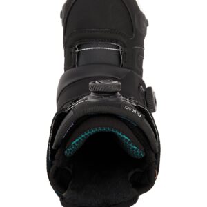 Burton Womens' Felix BOA Step On Snowboard Boots (8, Black)